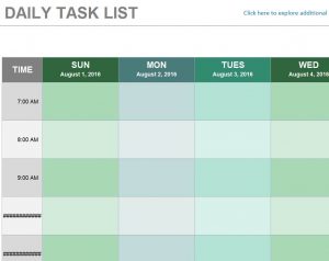 BEST 15+ Printable Task List Templates [EXCEL & WORD] – Word Excel ...