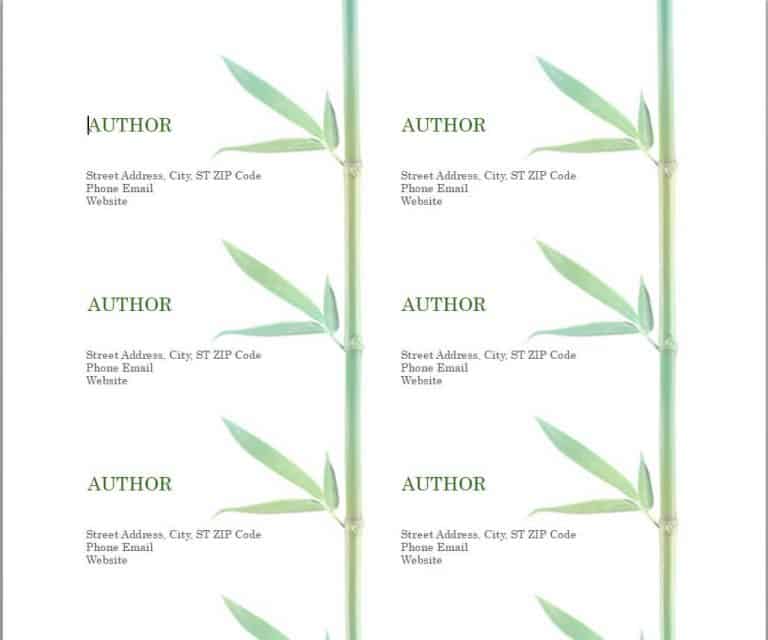 20+ FREE Visiting Card Templates in MS WORD – Word Excel Templates