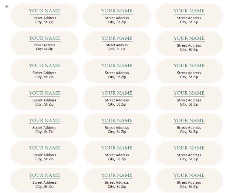 16+ Sample Mailing Label Templates in MS WORD – Word Excel Templates